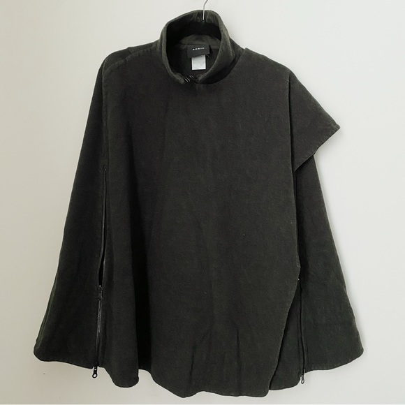 Akris | Jackets & Coats | Akris Rtw 0 Cashmere Green Cape Poncho Over ...